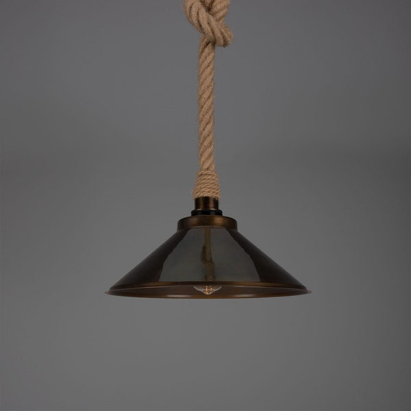 Rope Pendant Light - Etsy