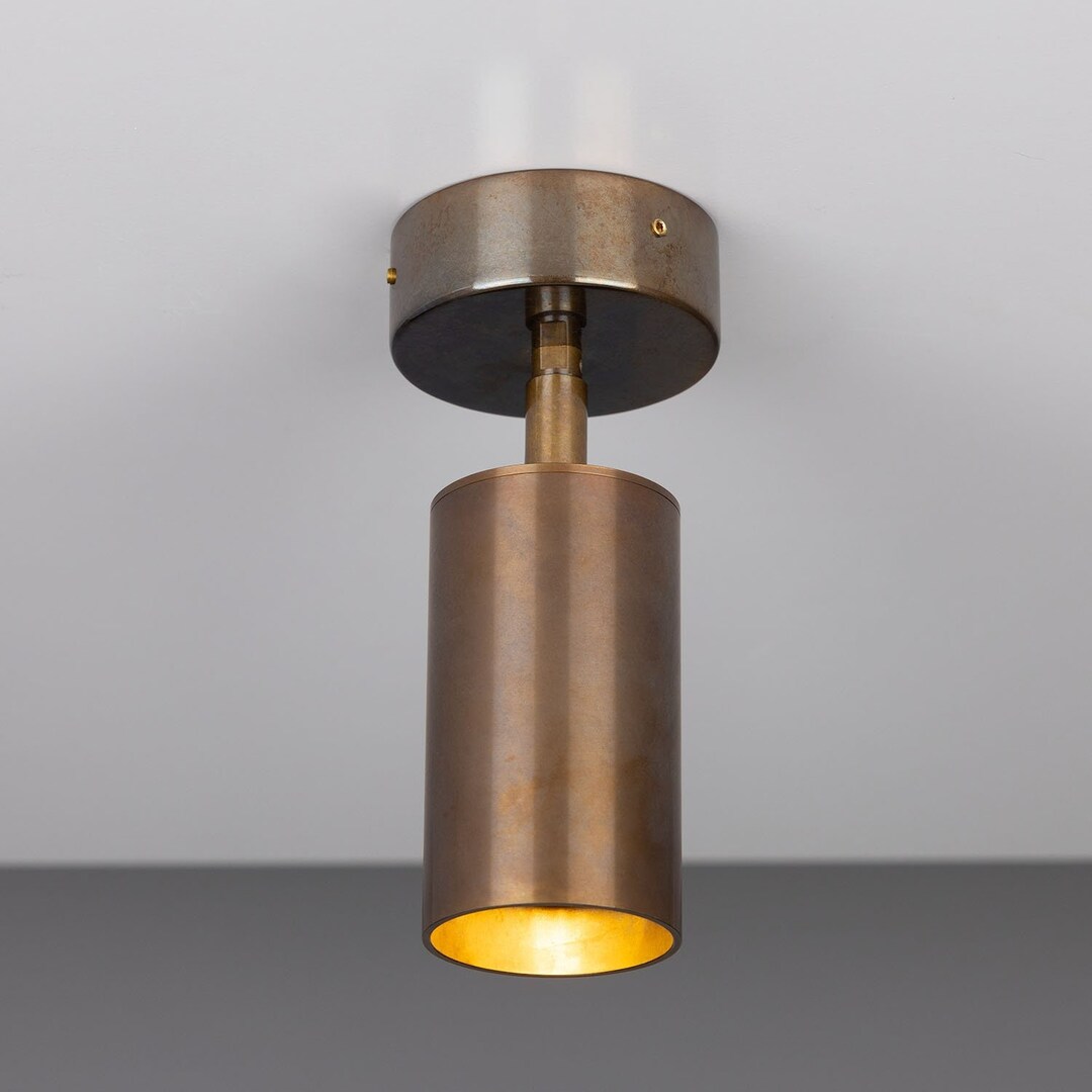 Evanston Directional Brass Ceiling Spot Light - Etsy