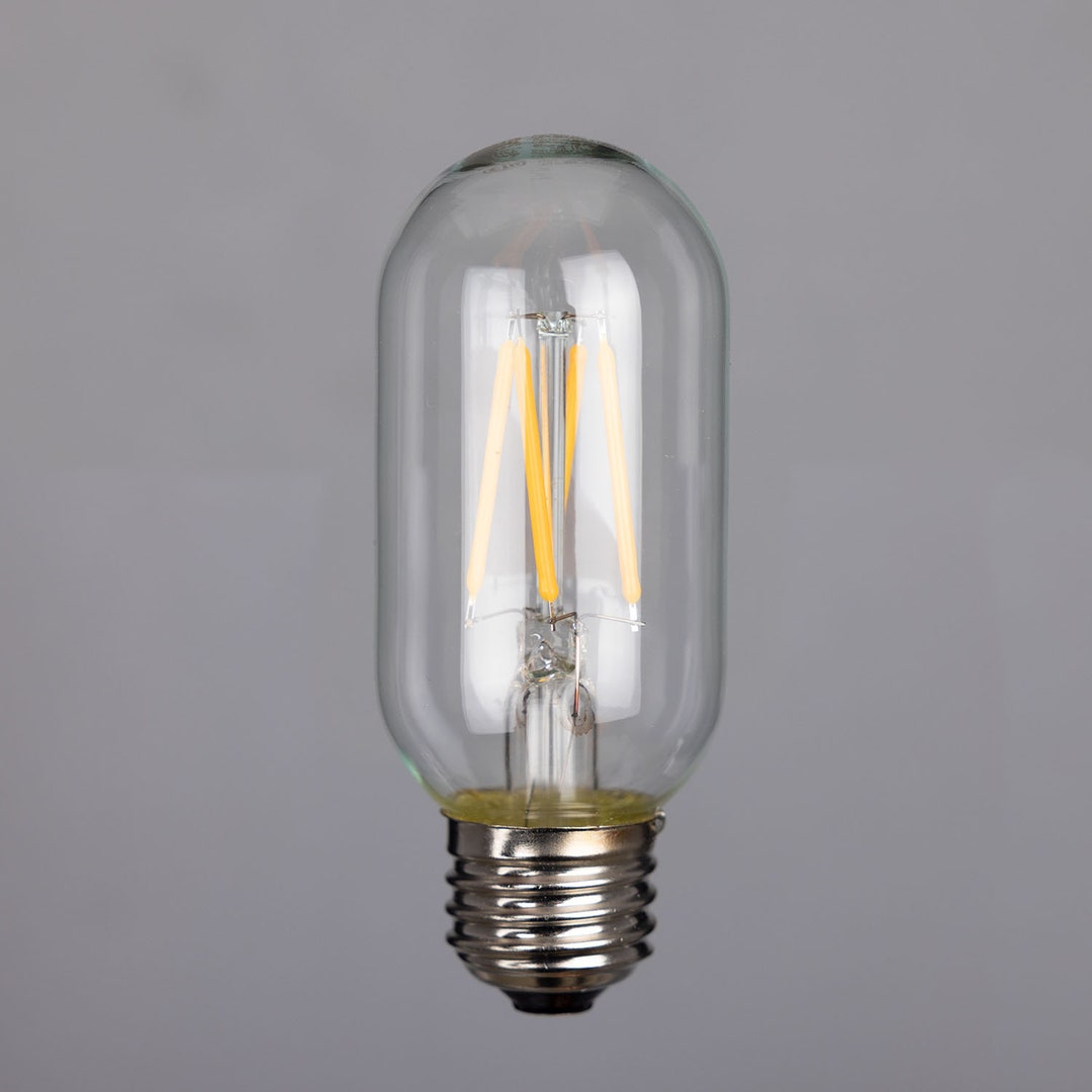 LED Tube Filament Bulb Dimmable E26 4W 2300k 350lm 4.1" - Etsy
