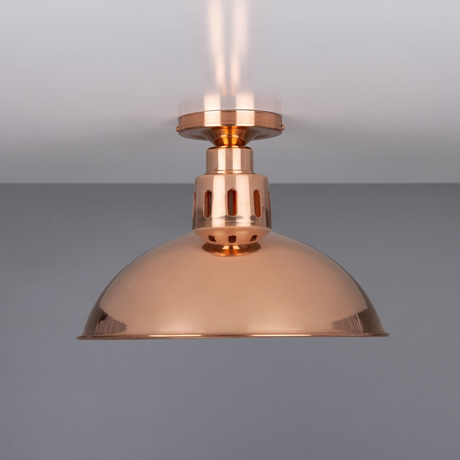 Berlin Vintage Copper Flush Ceiling Light 11.8'' (30cm) - Etsy