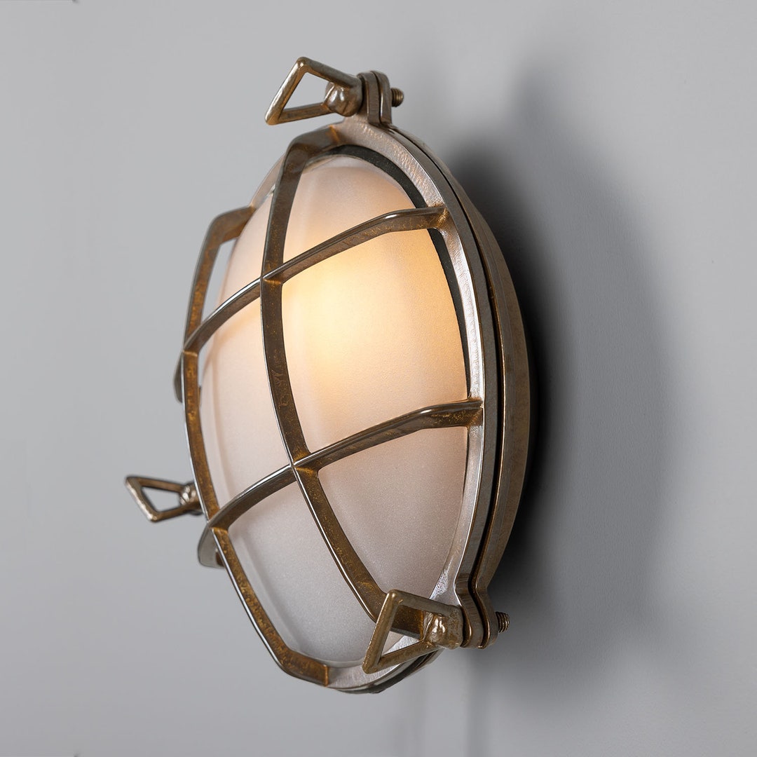 Evander Marine Bulkhead Outdoor Wall Sconce IP54 - Etsy