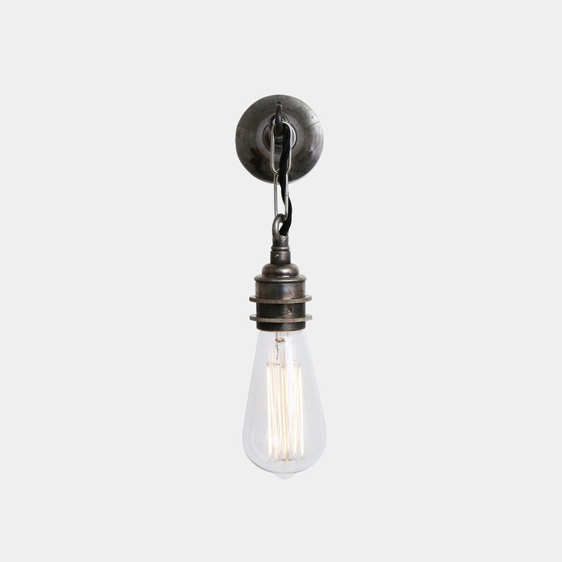 Prei Industrial Vintage Bare Bulb Wall Sconce - Etsy