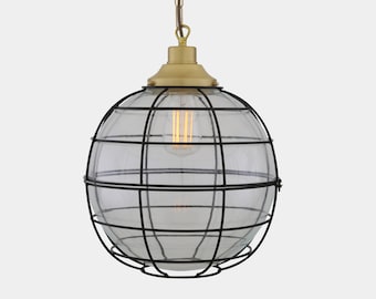 Cage Pendant Light - Etsy