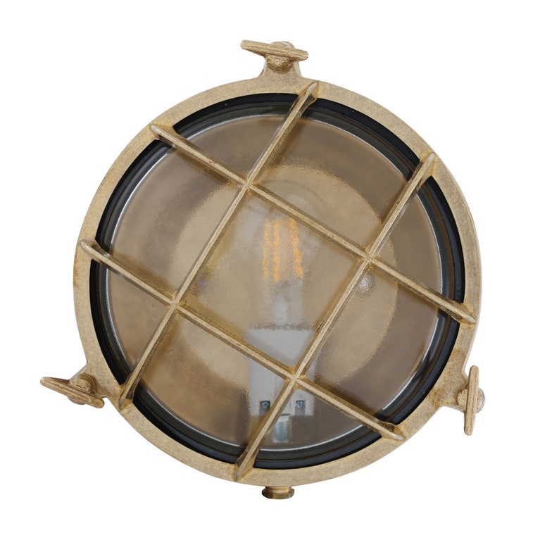 Adoo Nautical Round Bulkhead Wall Sconce 21cm IP54 - Etsy