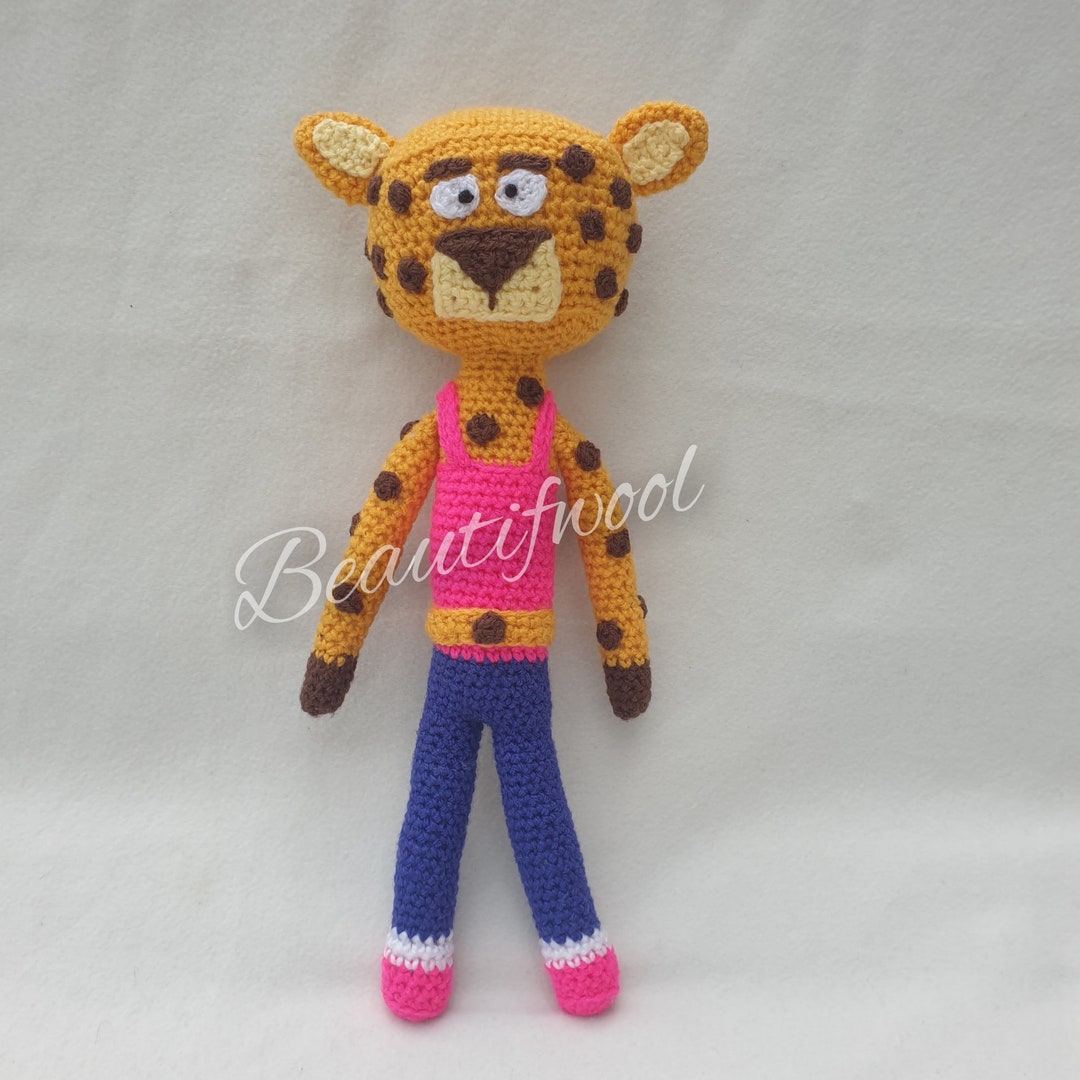 Chippo Hey Duggee Cbeebies Handmade Cheetah Dance Crew Crochet - Etsy
