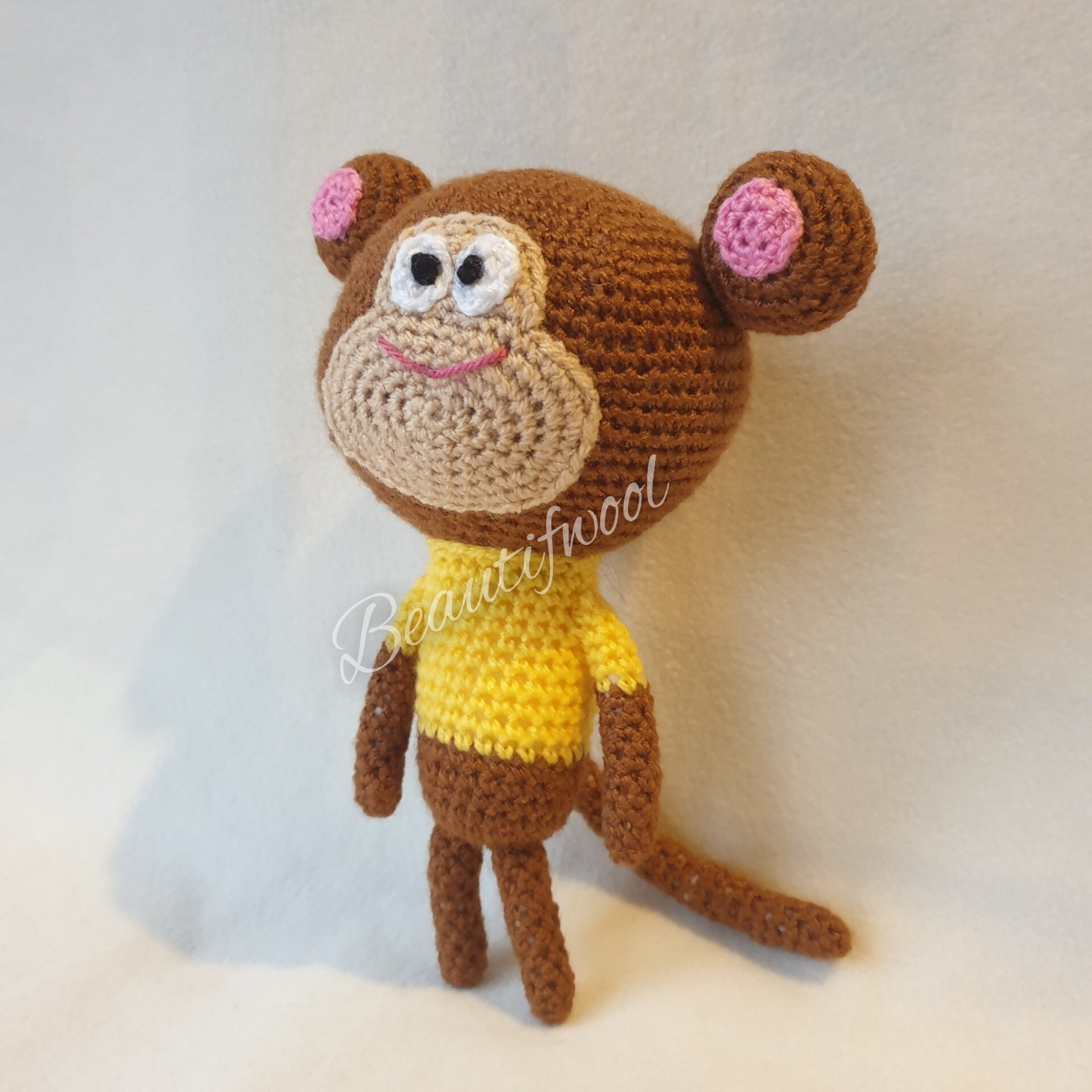 Naughty Monkey -hey Duggee - Cbeebies - Handmade - Crochet - Etsy