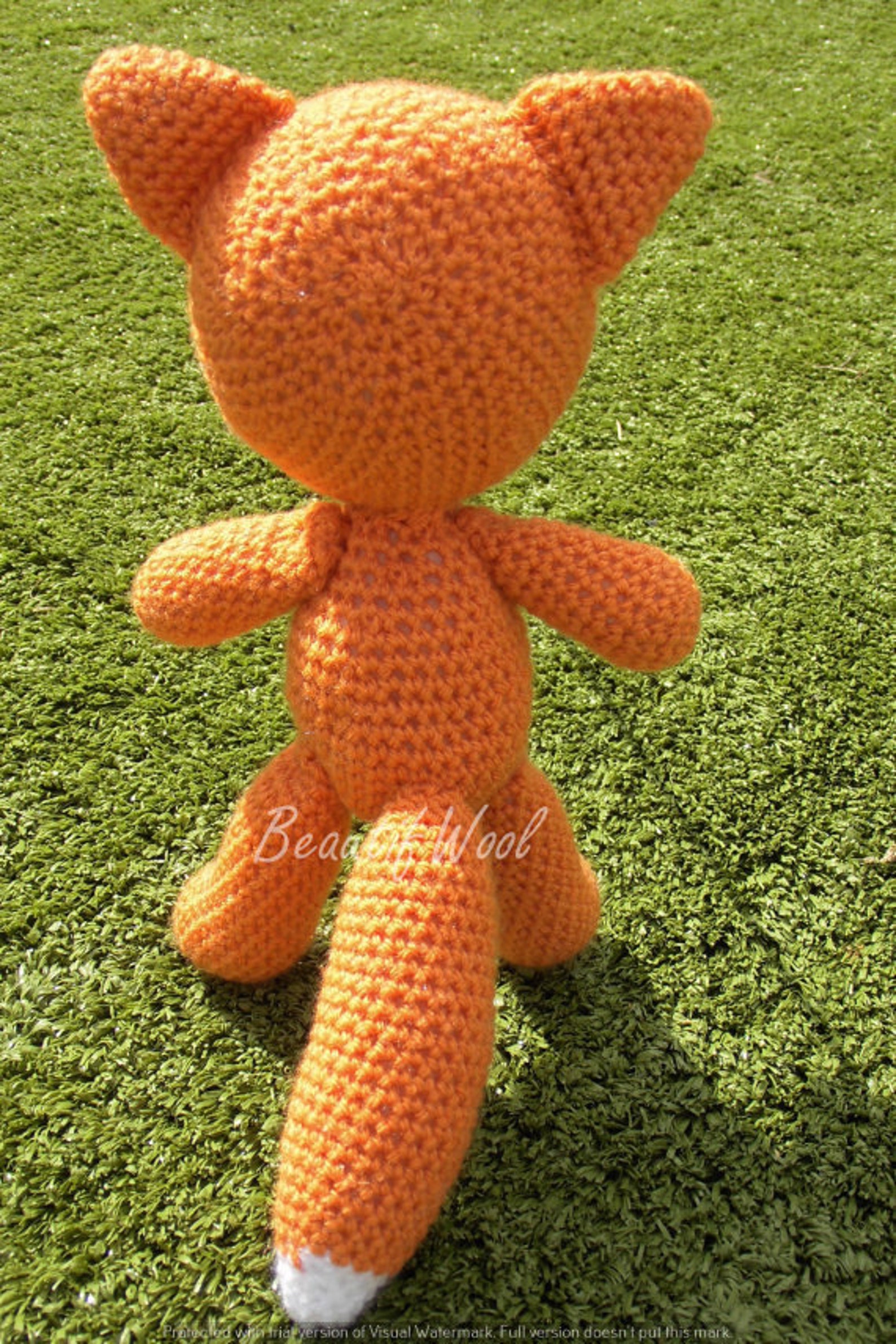 Foxy Crochet Fox Handmade Fox Teddy Gruffalo Fox | Etsy