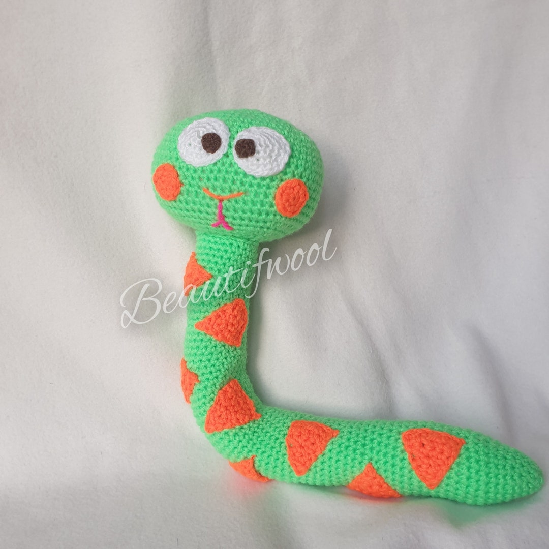 Gerby hey Duggee Cbeebies Handmade Snake Crochet - Etsy