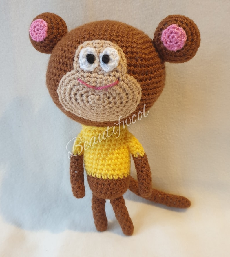 Naughty Monkey -hey Duggee - Cbeebies - Handmade - Crochet - Etsy