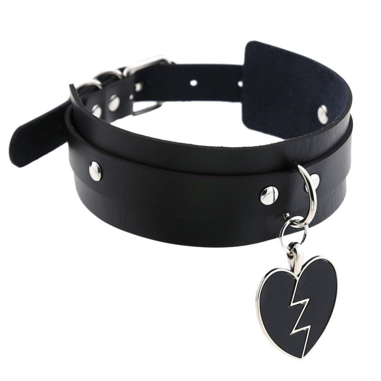Broken Heart Choker - Etsy