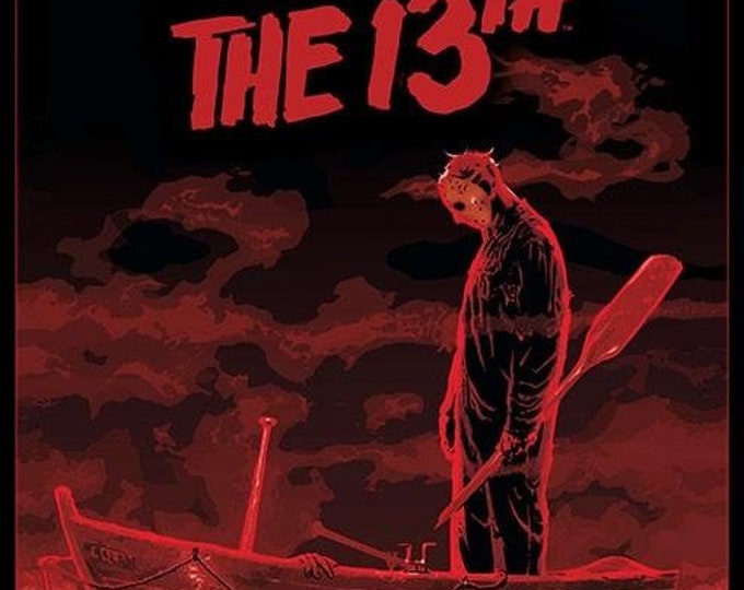 Friday the 13th Comic Book Poster - Etsy