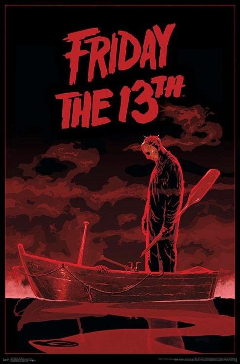 Friday the 13th Comic Book Poster - Etsy