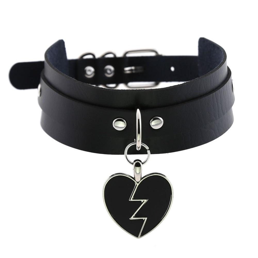 Broken Heart Choker - Etsy