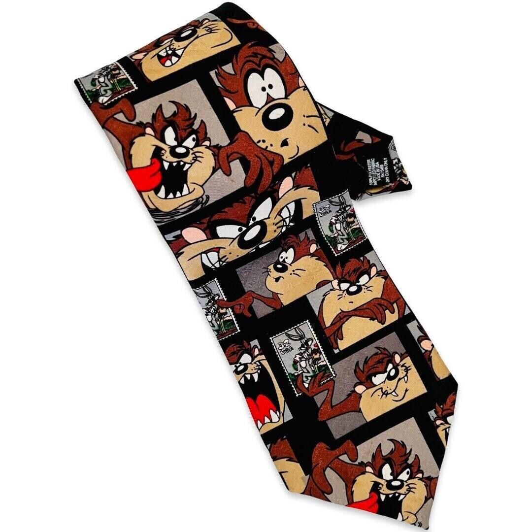 Warner Bros Looney Tunes Stamps Collection 1997 Taz Bugs Bunny Neck Tie ...
