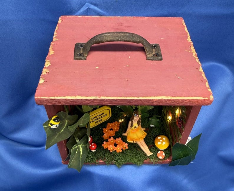 Wooden Drawer Fairy House - Etsy