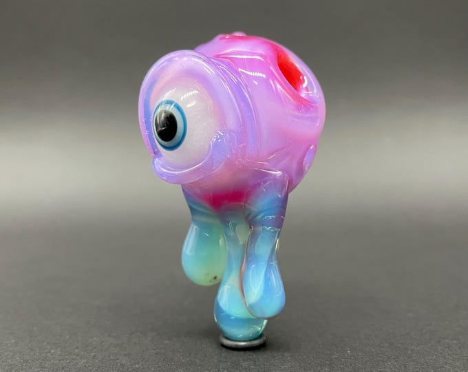 Drippy Cyclops Glass Pendant - Etsy