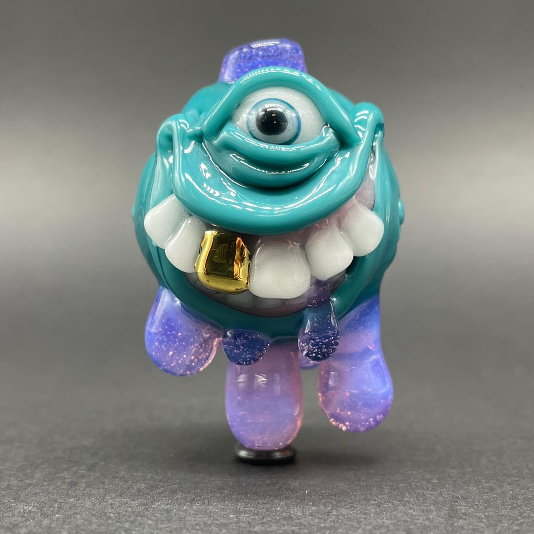 Dripping With Sarcasm Agua Azule Drippy, Grinning Pendant - Etsy