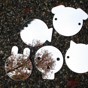 Cute Cat Decor Small Wall Mirror for Kids - Etsy