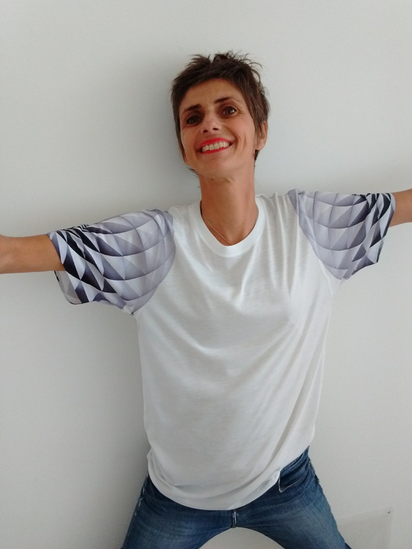 All Over Print Tshirt With Decorated Sleeves Graphic Tee for - Etsy