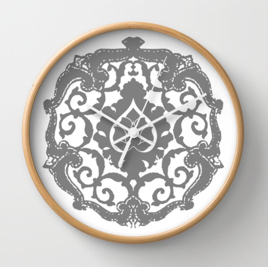 Baroque Wall Clock Modern Clock Unique Design Elegant Decor | Etsy