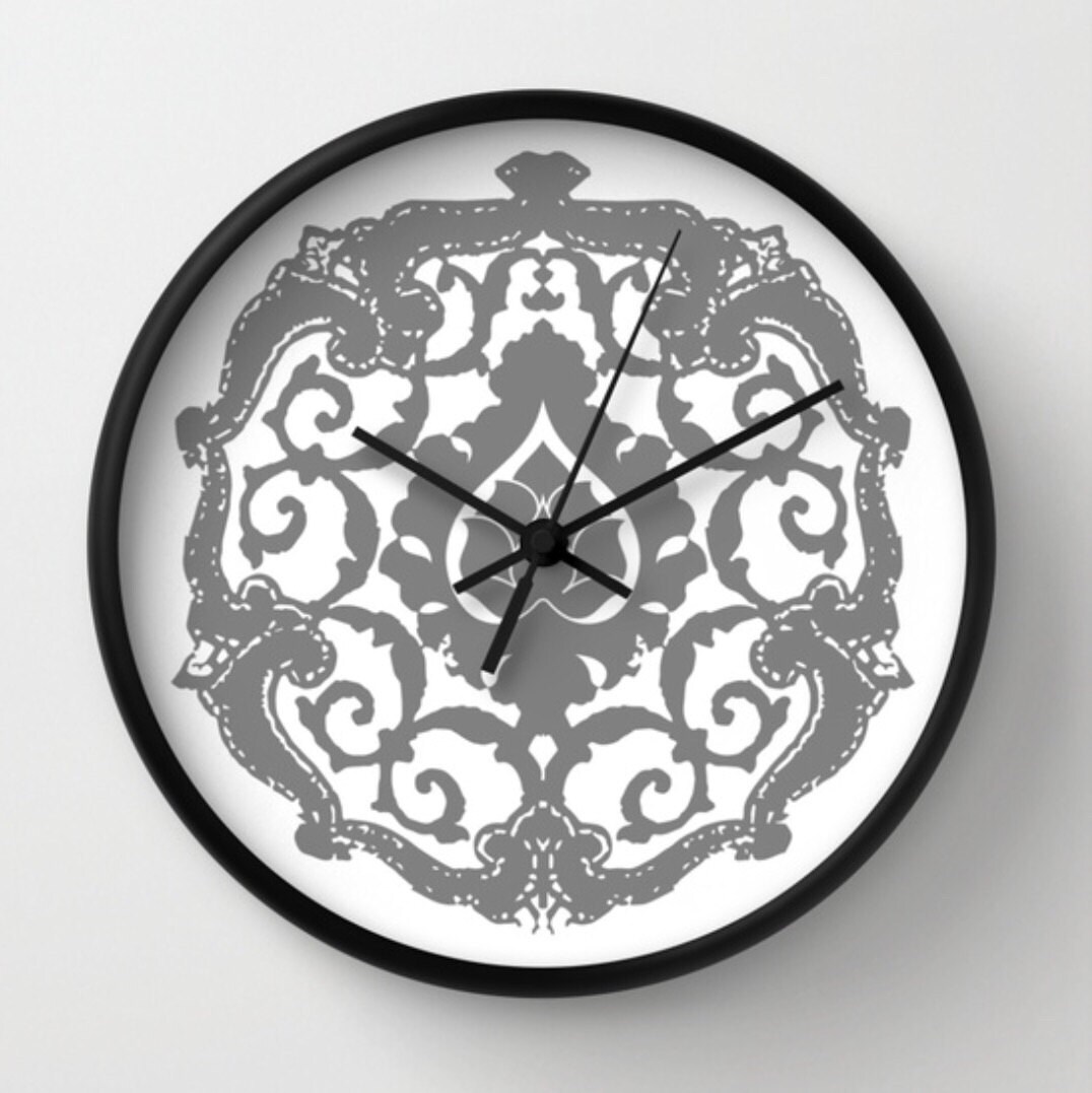 Baroque Wall Clock Modern Clock Unique Design Elegant Decor - Etsy