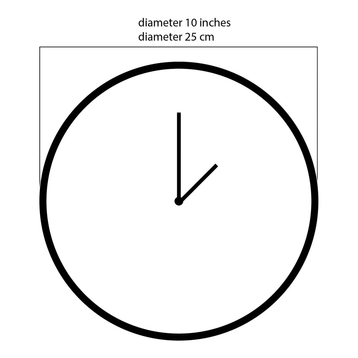 Written Numbers Wall Clock Numbered Wall Clock Shabby Chic - Etsy