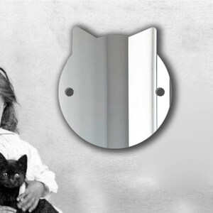 Cute Cat Decor Small Wall Mirror for Kids - Etsy