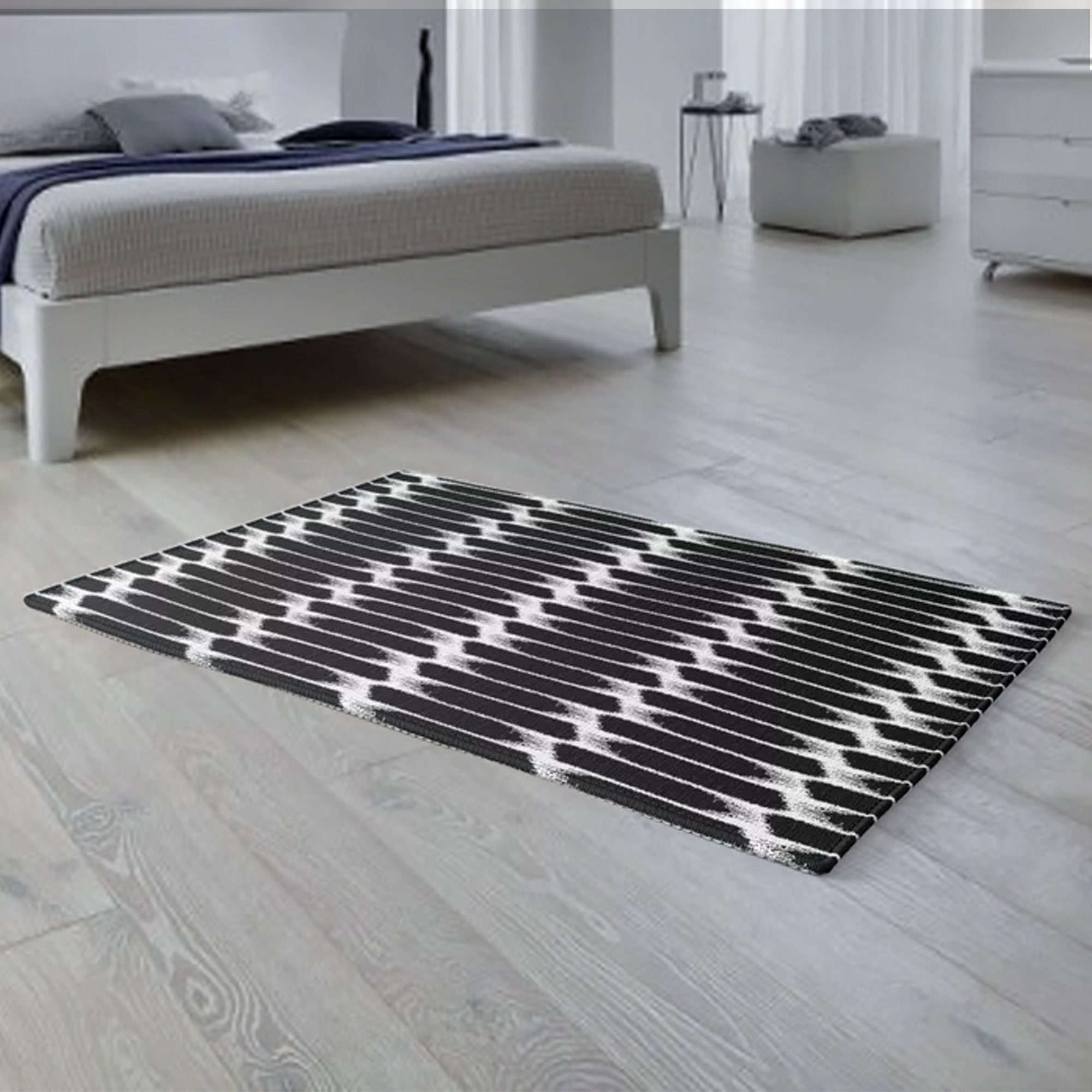 Contemporary rug Striped rug design Swedish rug Colorful rug | Etsy