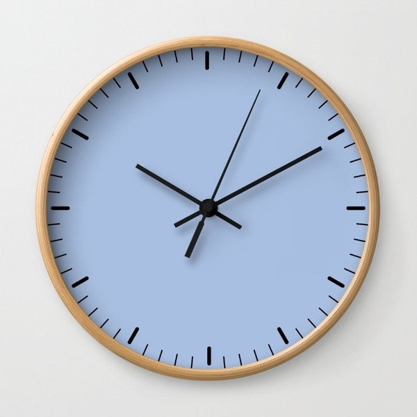 Blue Wall Clock - Etsy Australia