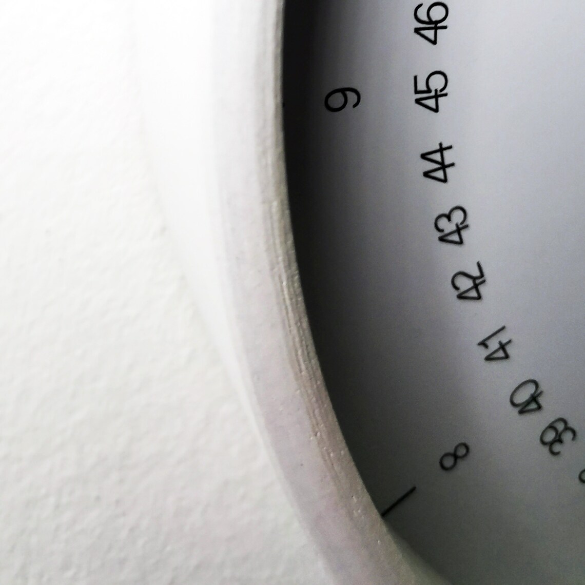 Written Numbers Wall Clock Numbered Wall Clock Shabby Chic - Etsy