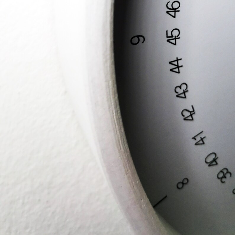 Simple Wall Clock Black and White Clock Minimalist Design - Etsy