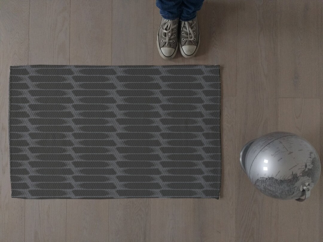 Contemporary Rug Shag Rug Grey Carpet - Etsy