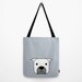 Pitbull Tote Bag Dog Shoulder Bag Dog Bag Dog Purse Dog Lover - Etsy