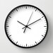 White Wall Clock Classic Wall Clock Minimalist Decor - Etsy