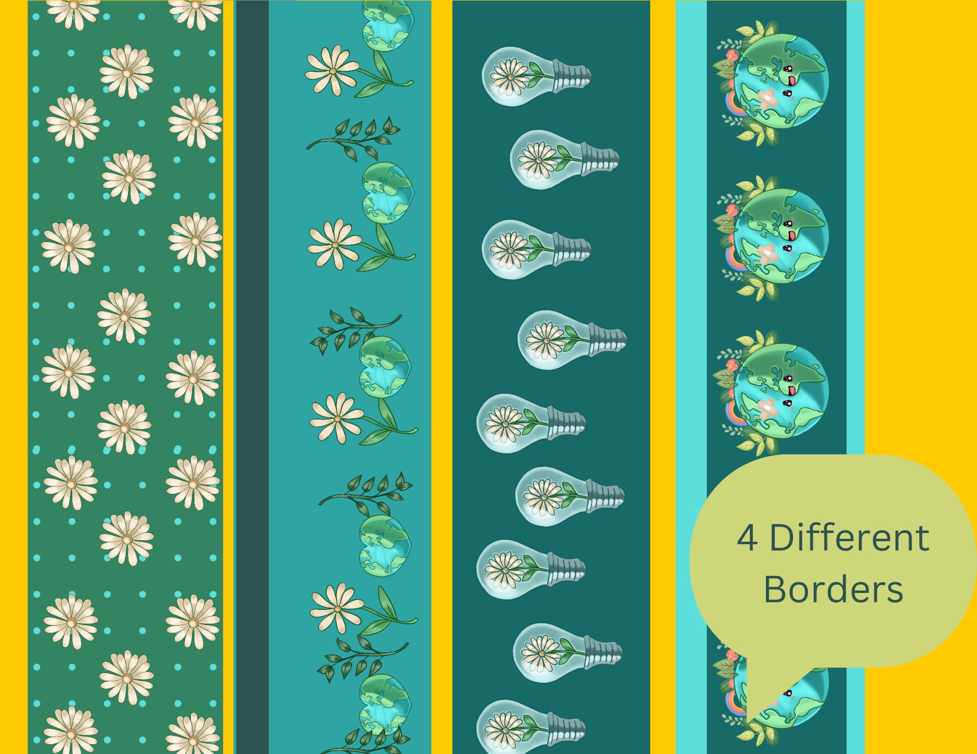 Recycling Classroom Bulletin Board, Printable Bulletin Board Set ...