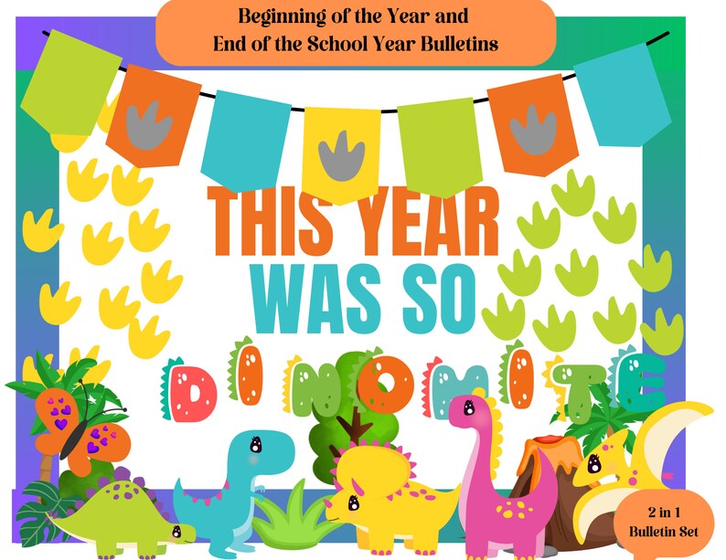 Welcome Classroom Bulletin Board Set, End of the School Year Bulletin ...