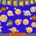 Birthday Classroom Bulletin Board Set, Space Bulletin Board, Classroom ...