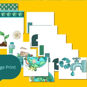 Recycling Classroom Bulletin Board, Printable Bulletin Board Set ...