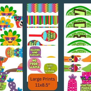 Llama Classroom Bulletin Board Set, Back to School Decor, Printable PDF ...