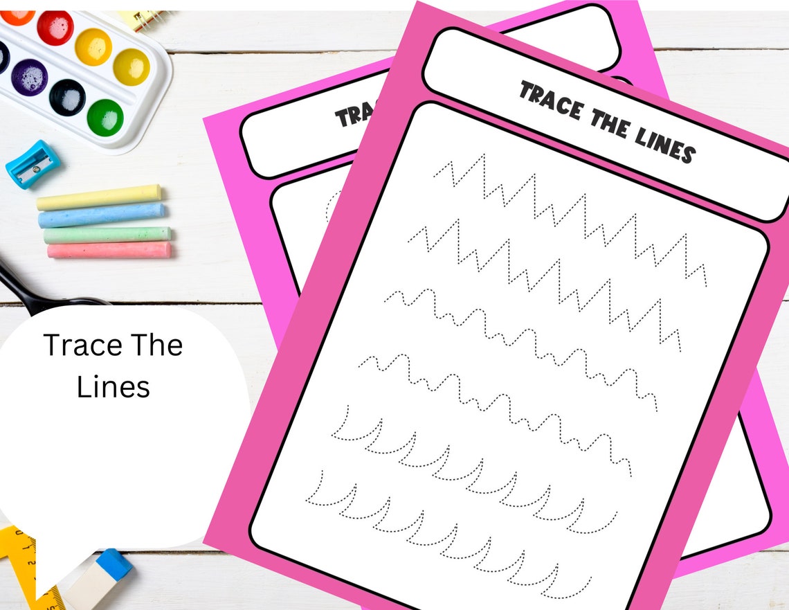 Tracing Busy Book, Preschool Busy Book, Tracing Printables ...