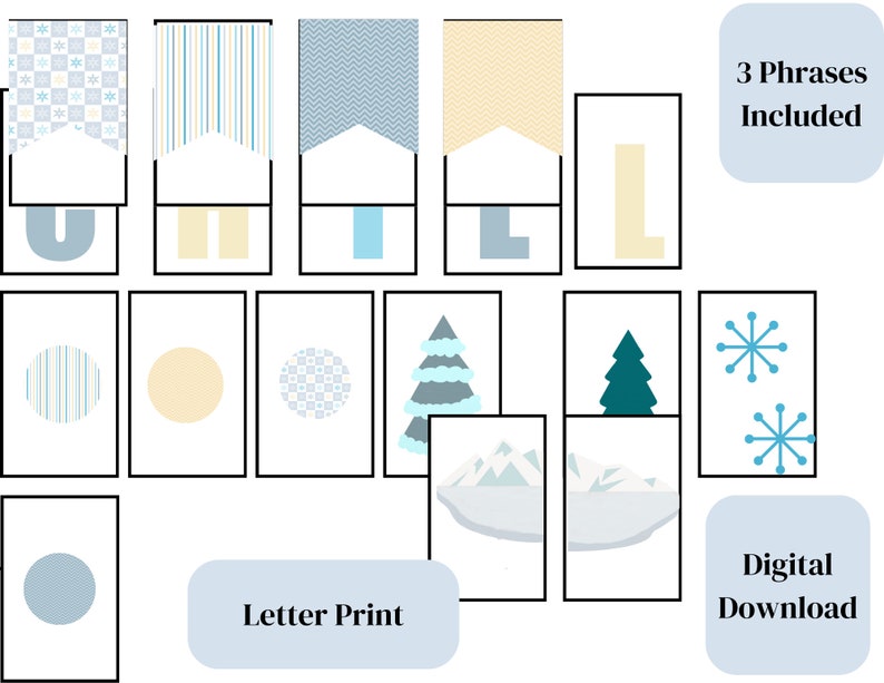 Winter Bulletin Board Set, Winter Cute, Teacher Printable, Winter Decor ...