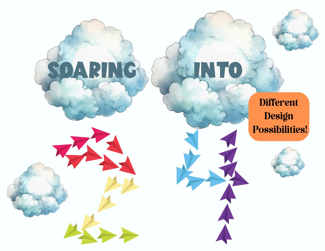 New Year Class Bulletin Board, Inspire Class Decor, Name Tags, Year ...