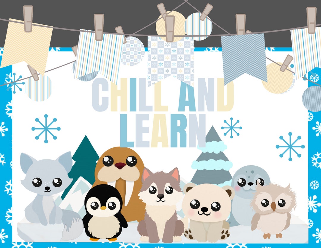Winter Bulletin Board Set, Winter Cute, Teacher Printable, Winter Decor ...