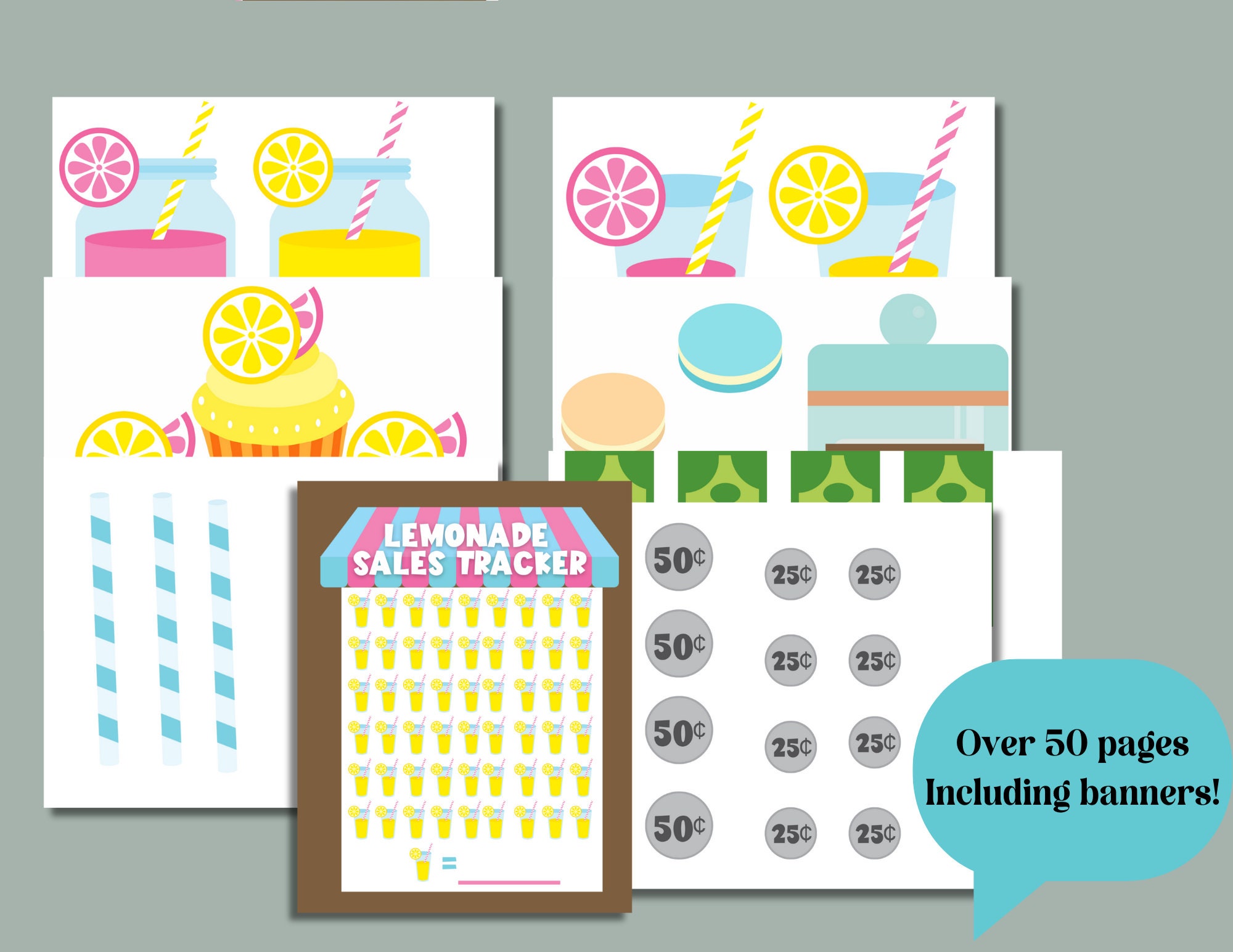 Lemonade Stand Printable, Summer Activity, Preschool, Sensory Play ...