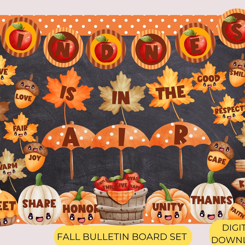 Fall Bulletin Board Ideas Office - Etsy