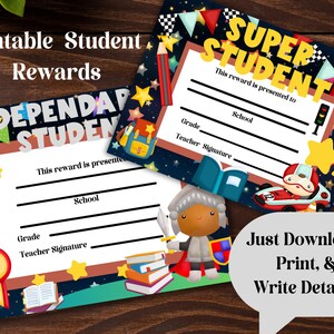 Editable Student Awards, Student Recognition, End of Year Certificates ...