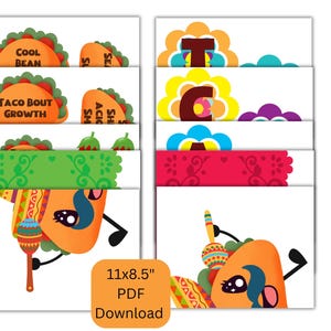 End of Year Taco Theme Bulletin Board, Student Awards & Decorations ...