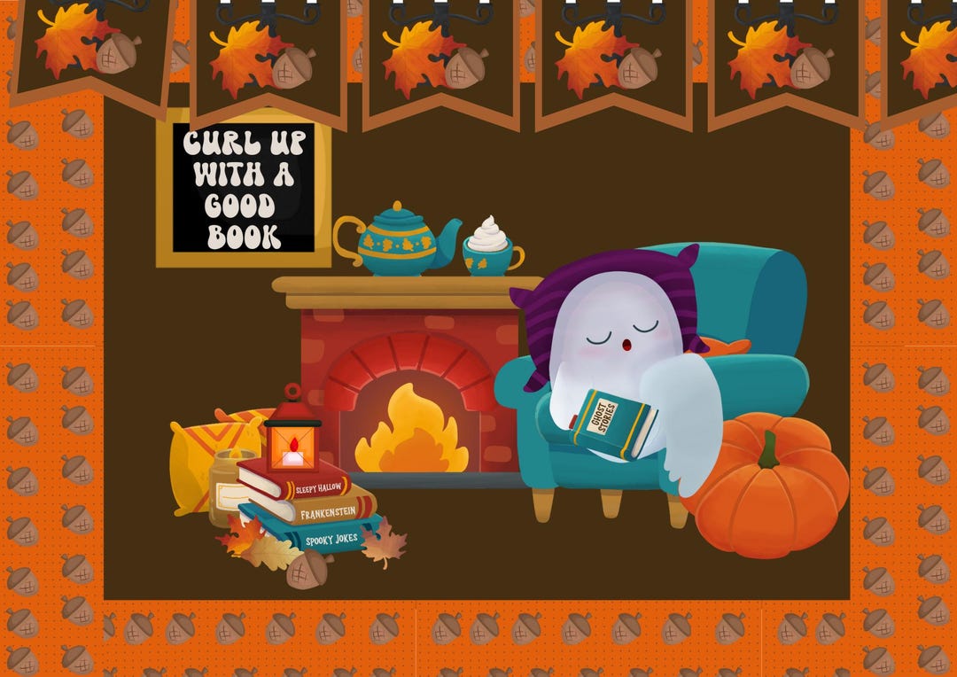 Fall Bulletin Board, Halloween Bulletin Board Set, Fall Decor, Teacher ...