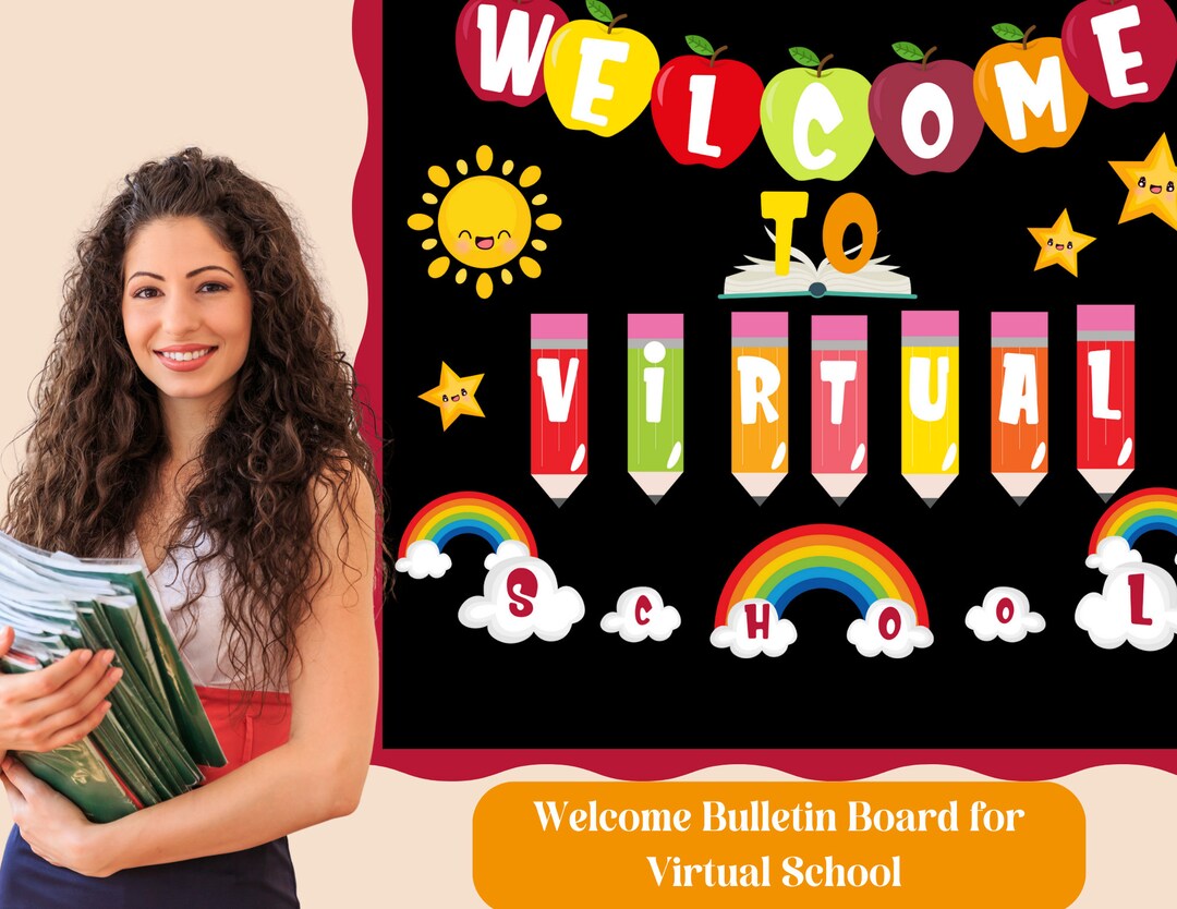 Welcome to Virtual School Classroom Bulletin Set, Virtual School ...