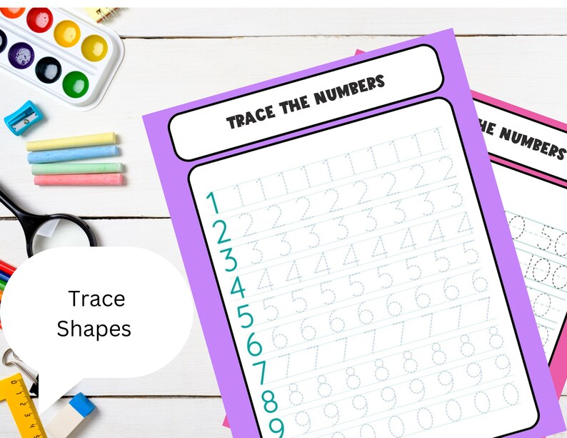 Tracing Busy Book, Preschool Busy Book, Tracing Printables ...